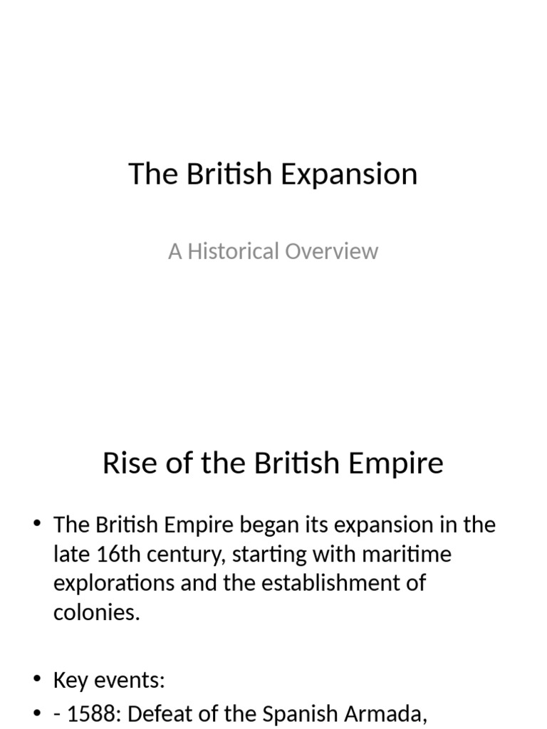 British_Expansion_Presentation | PDF