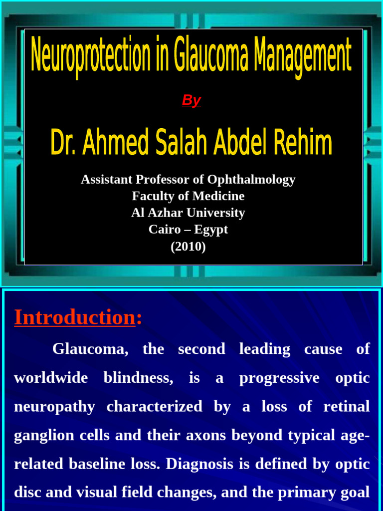Neuroprotection Strategies in Glaucoma | PDF | Glaucoma | Neuroprotection