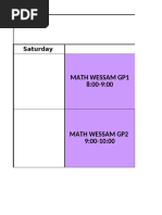 2024-2025 Term 3 Timetable - GR 4 To 9 | PDF