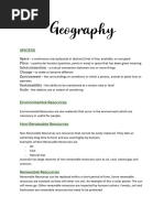 Grade 10 Geography - Term 4 Notes | PDF