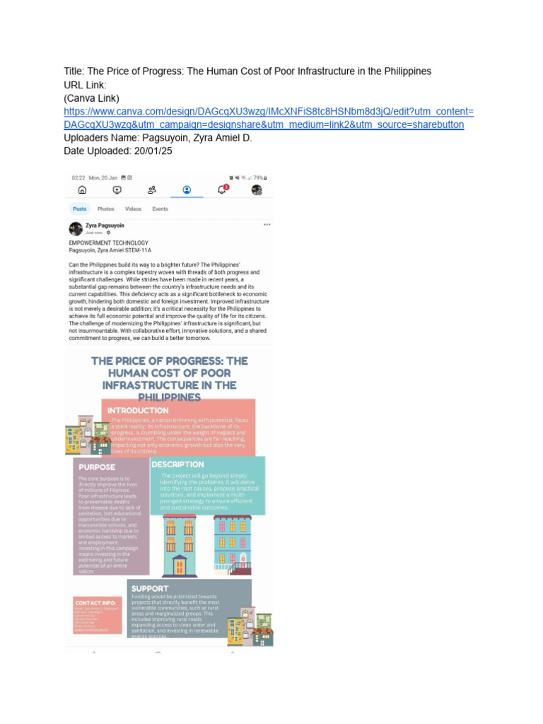 The Price of Progress - The Human Cost of Poor Infrastructure in The ...