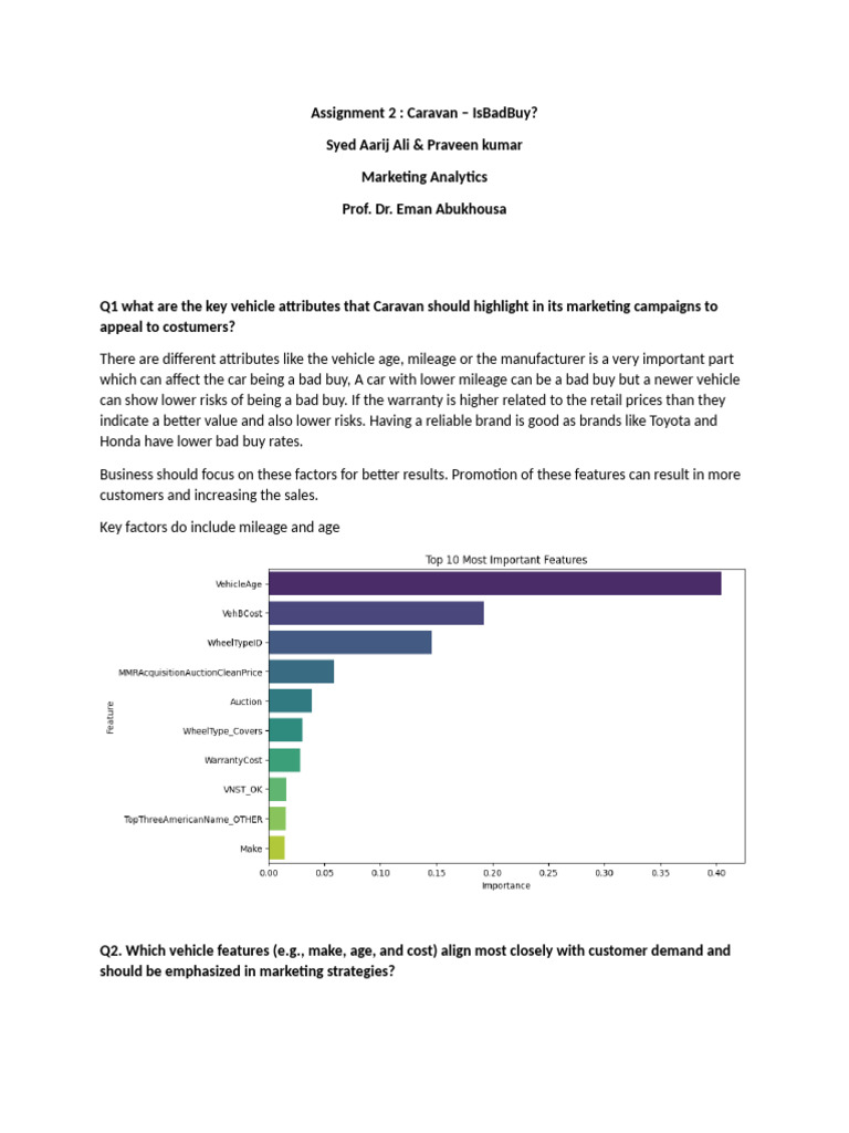 Caravan Marketing Strategies for Vehicle Sales | PDF | Marketing | Pricing