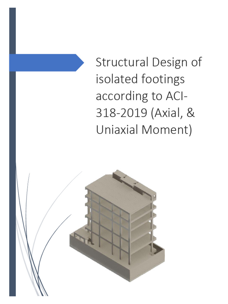 ACI-318-2019 Isolated Footing Design Guide | PDF | Concrete ...