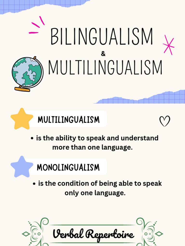 Lesson6 BilingualismMultilingualism | PDF | Multilingualism | Second Language Acquisition