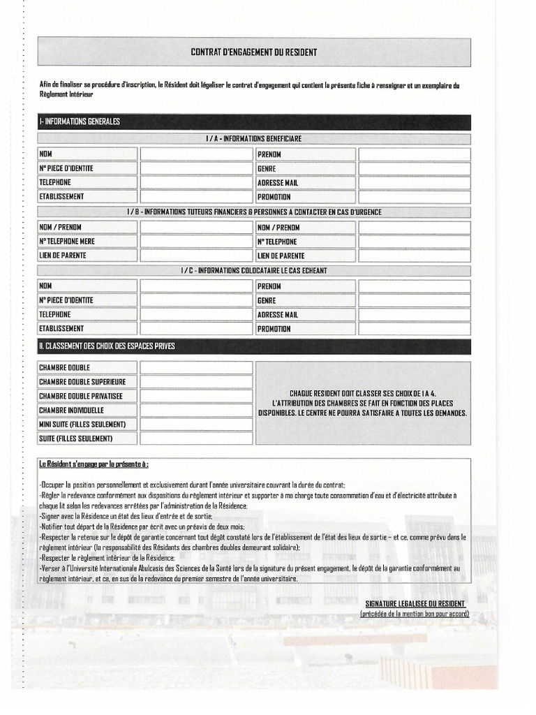 Contrat D'engagement 2024-25 | PDF