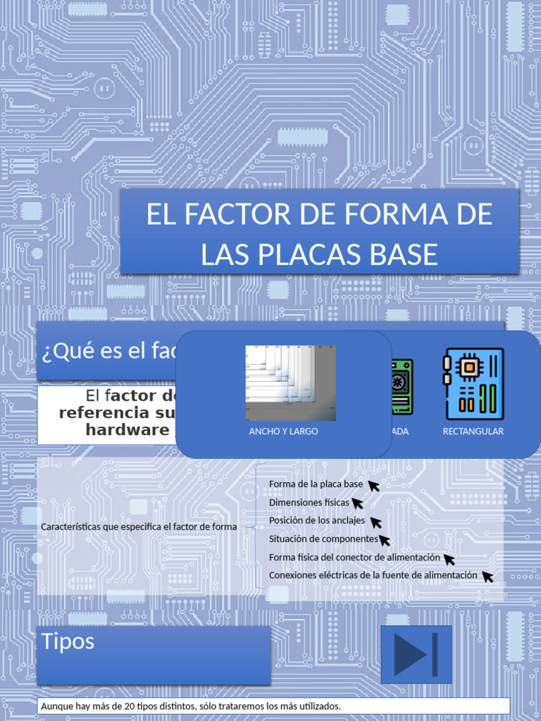 factores de forma | PDF | Ingeniería Informática | Informática