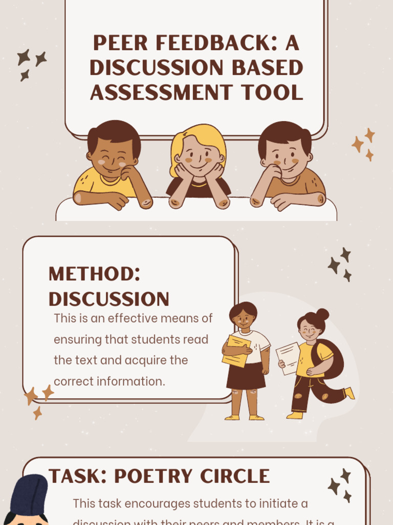 Group1a - Peer Feedback A Discussion Based Assessment Tool | PDF ...