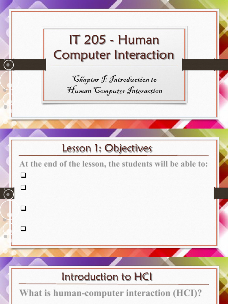 Introduction Human and Computer Interaction | PDF | Human–Computer Interaction | Usability