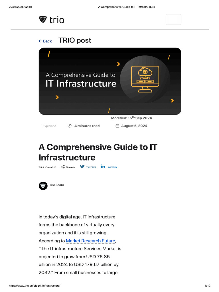 IT Infra at Glance | PDF