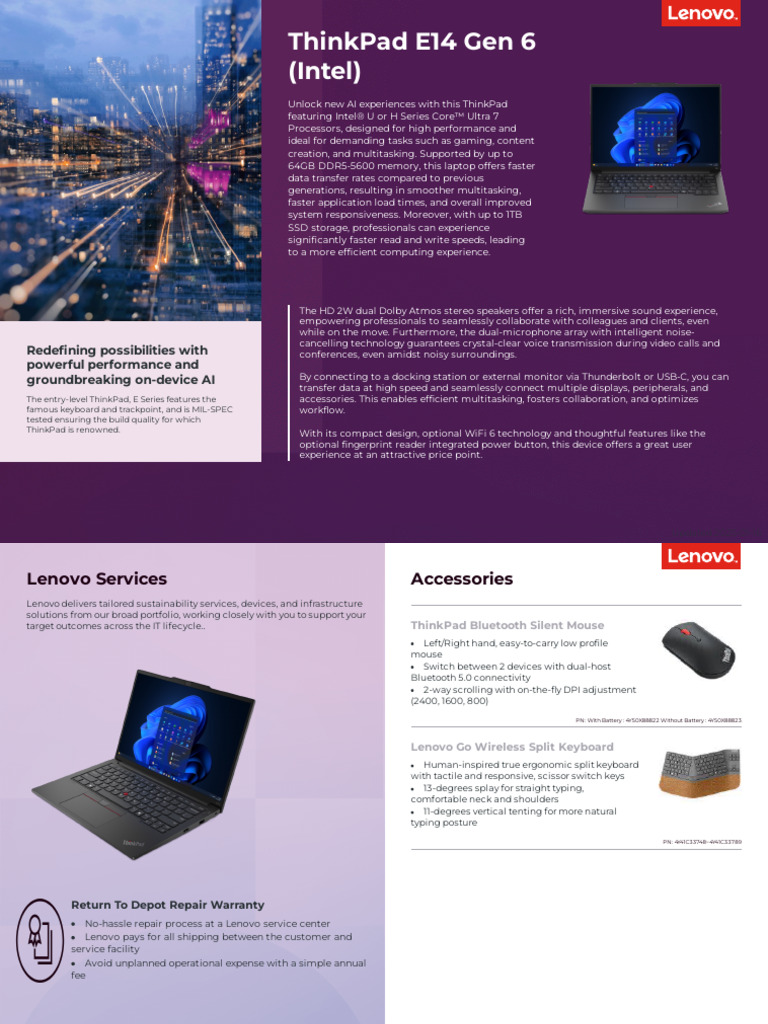 E14 G6[71] | PDF | Usb | Computing