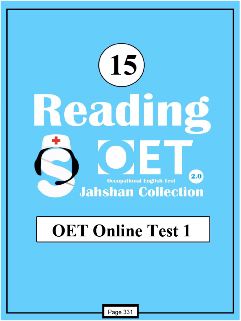 Oet Online Test 1 R Part A | PDF | Pain | Self Report Study