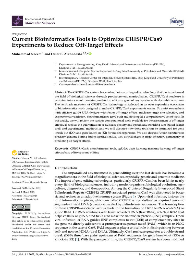 Crispr Bioinfo Analysis | PDF | Crispr | Bioinformatics