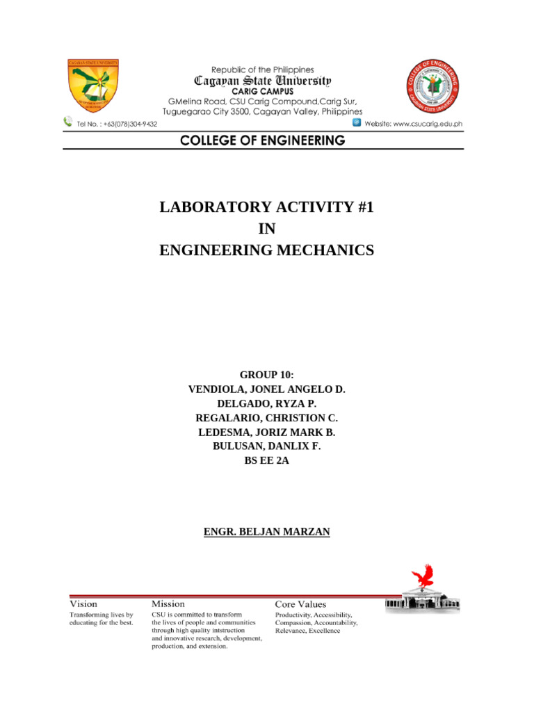 mechanics-labwork | PDF