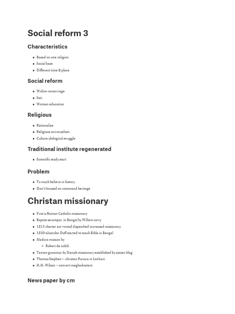 6.social Reform 3 | PDF
