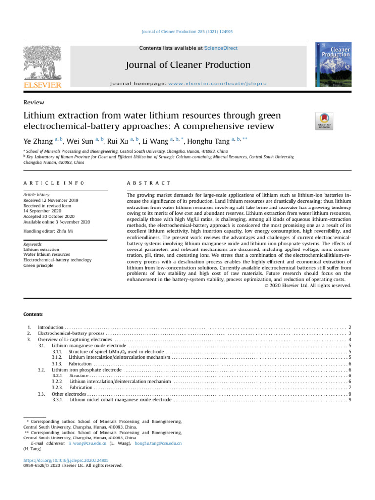 JCP 2024 | PDF | Lithium Ion Battery | Lithium