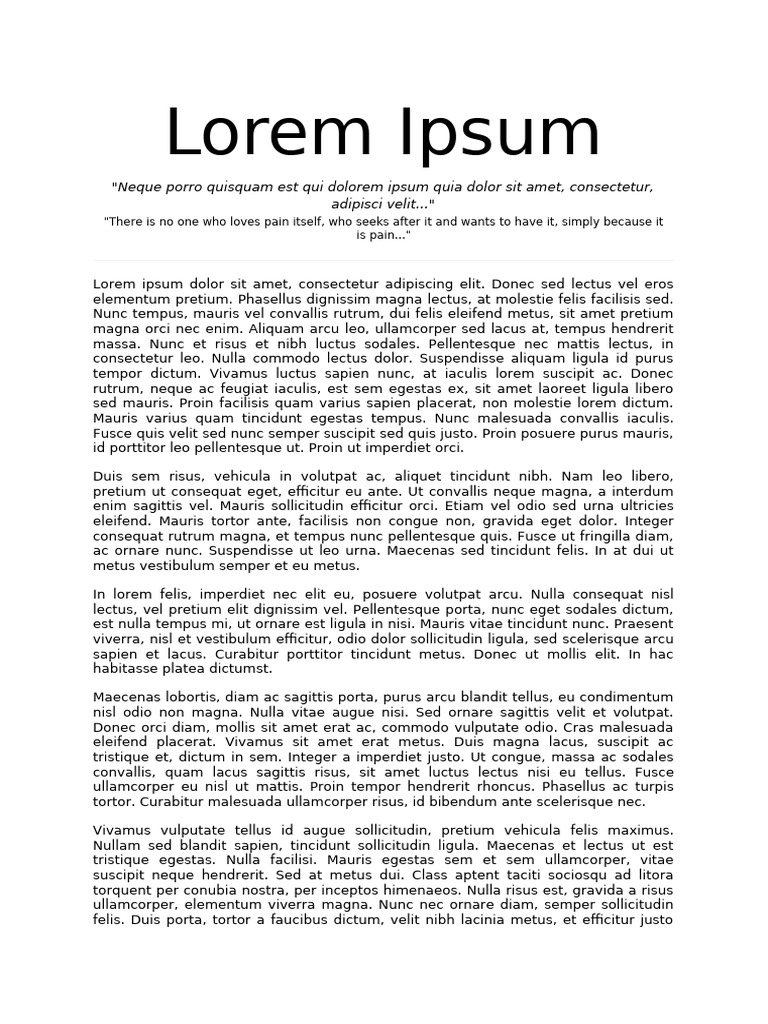 Lorem 2 | PDF