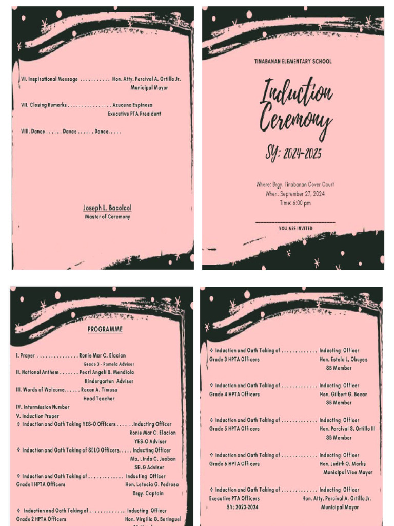 Invitation Induction | PDF