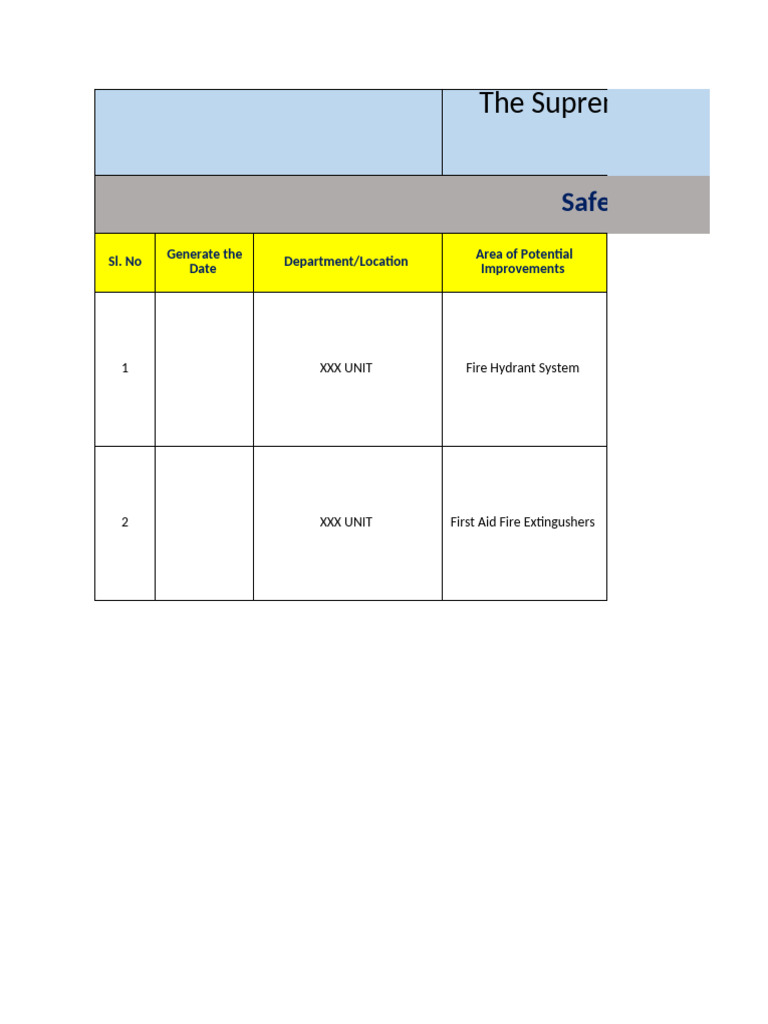 0000 - Ehs Observation | PDF