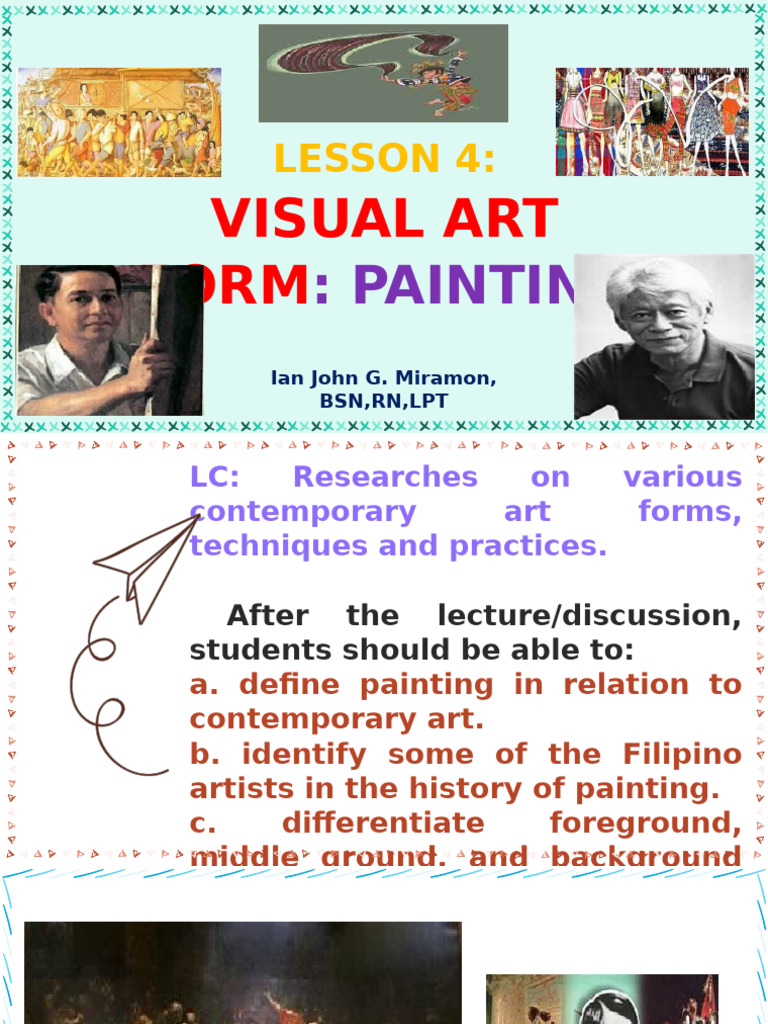 WEEK 4 Painting Visual Design 1 | PDF | Paintings | Art Movements