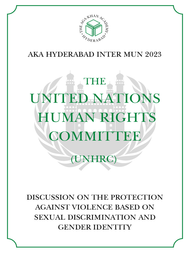 Unhrc Bg Guide | PDF | Human Rights | Adoption