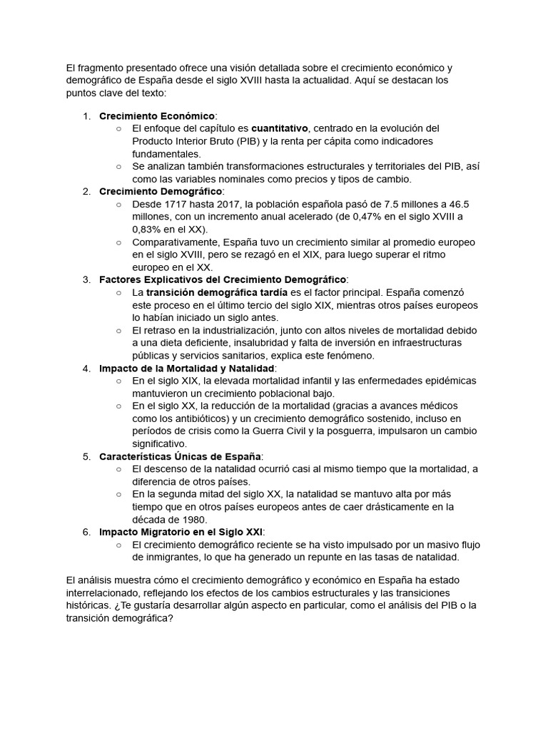 Capitulo 1 y 5 Resumen Hist Eco | PDF | Gran depresion | España