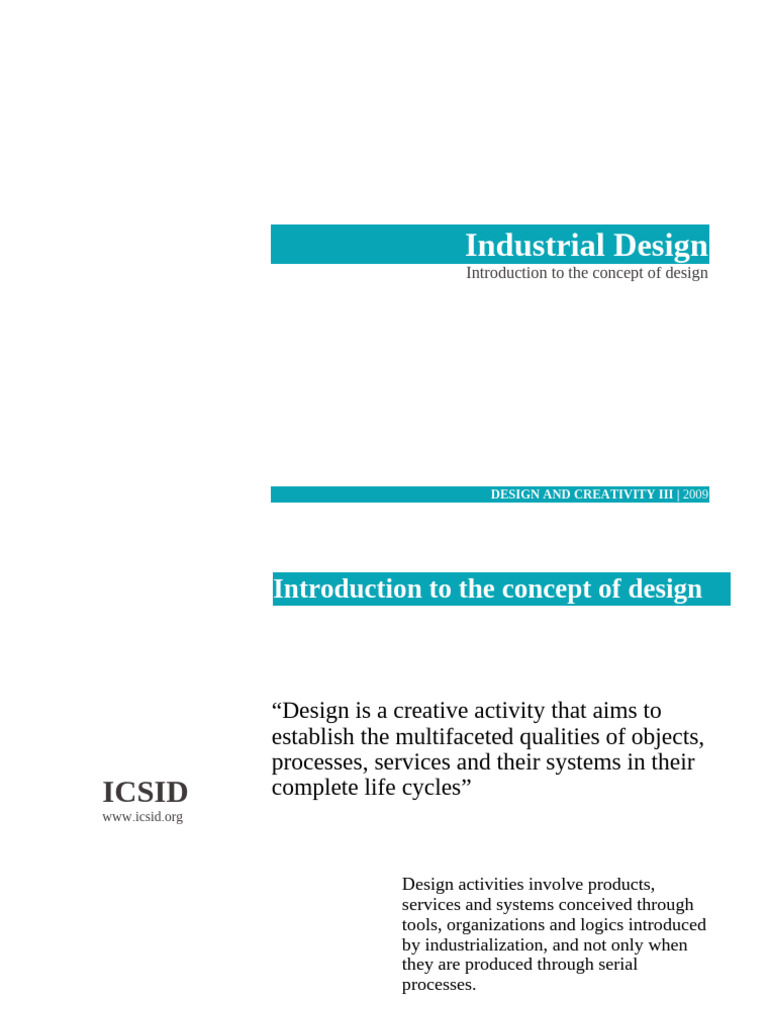 Concept of Design | PDF | Concept | Design