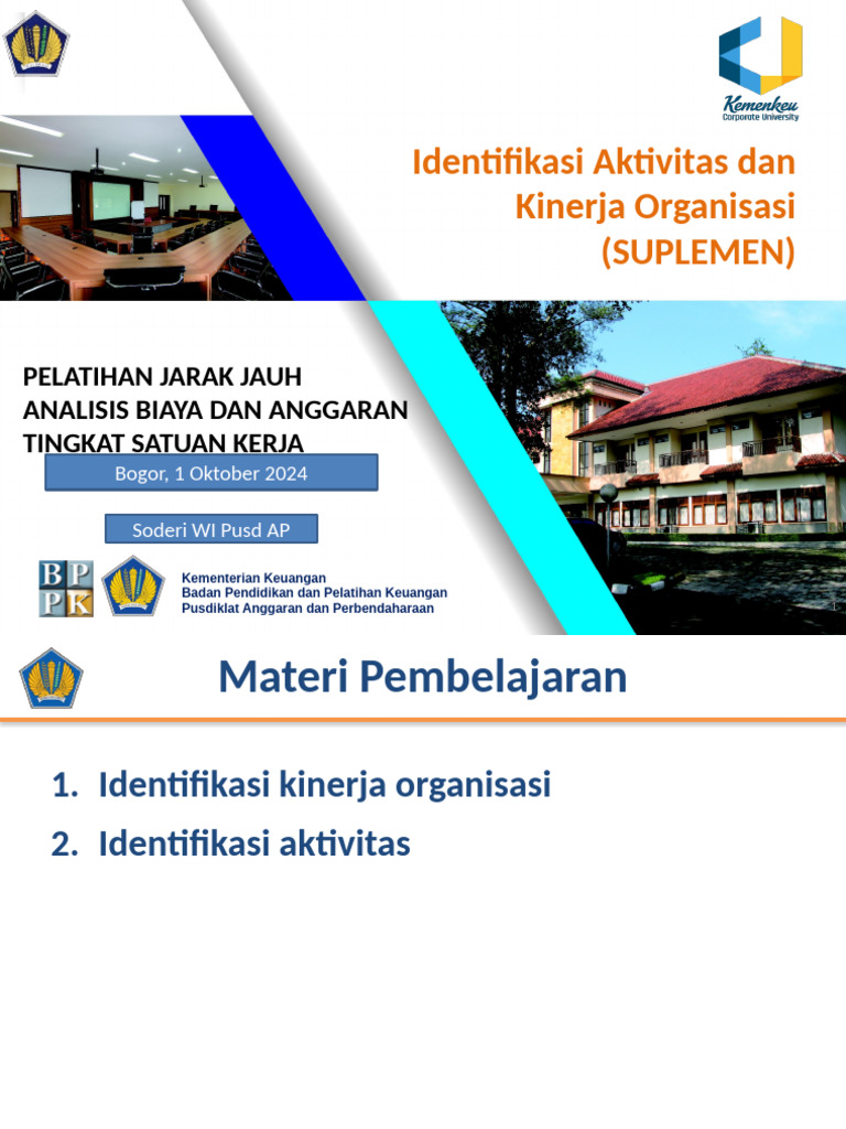 MP02. Identifikasi Aktivitas Dan Kinerja Organisasi2709244 | PDF