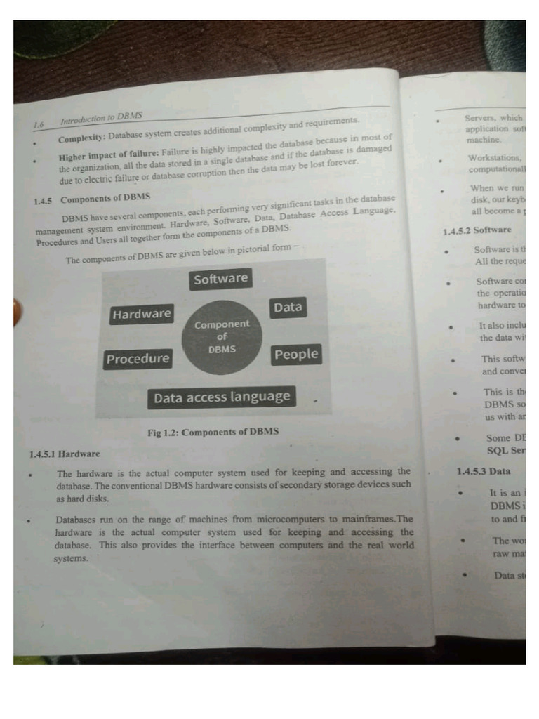 components of dbms | PDF