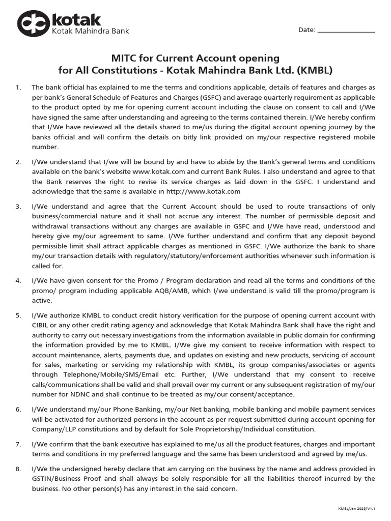 MITC - Assisted CA - All Constitutions | PDF | Banks
