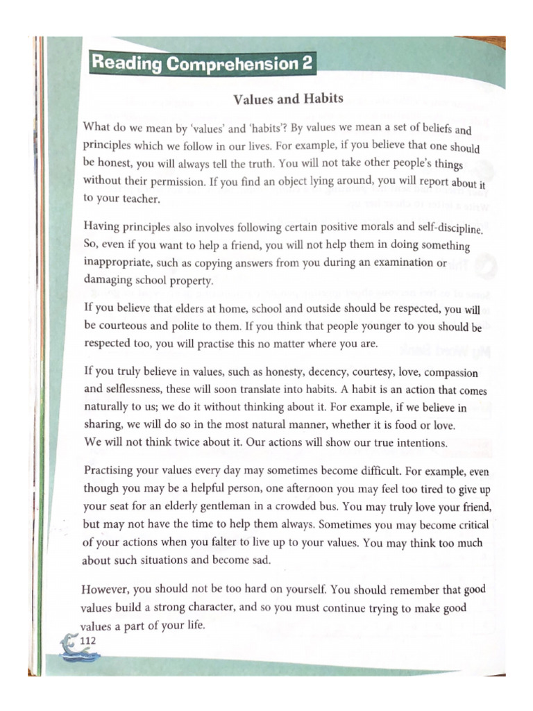 Reading Comprehension 2 | PDF