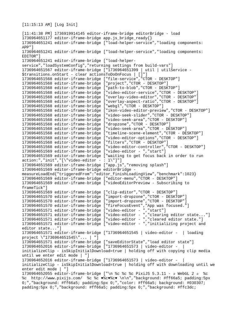 Medal Editor Log 20250115 | PDF | Computing | Software