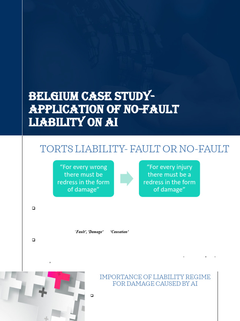 No-Fault Liability in AI Torts | PDF | Legal Liability | Tort