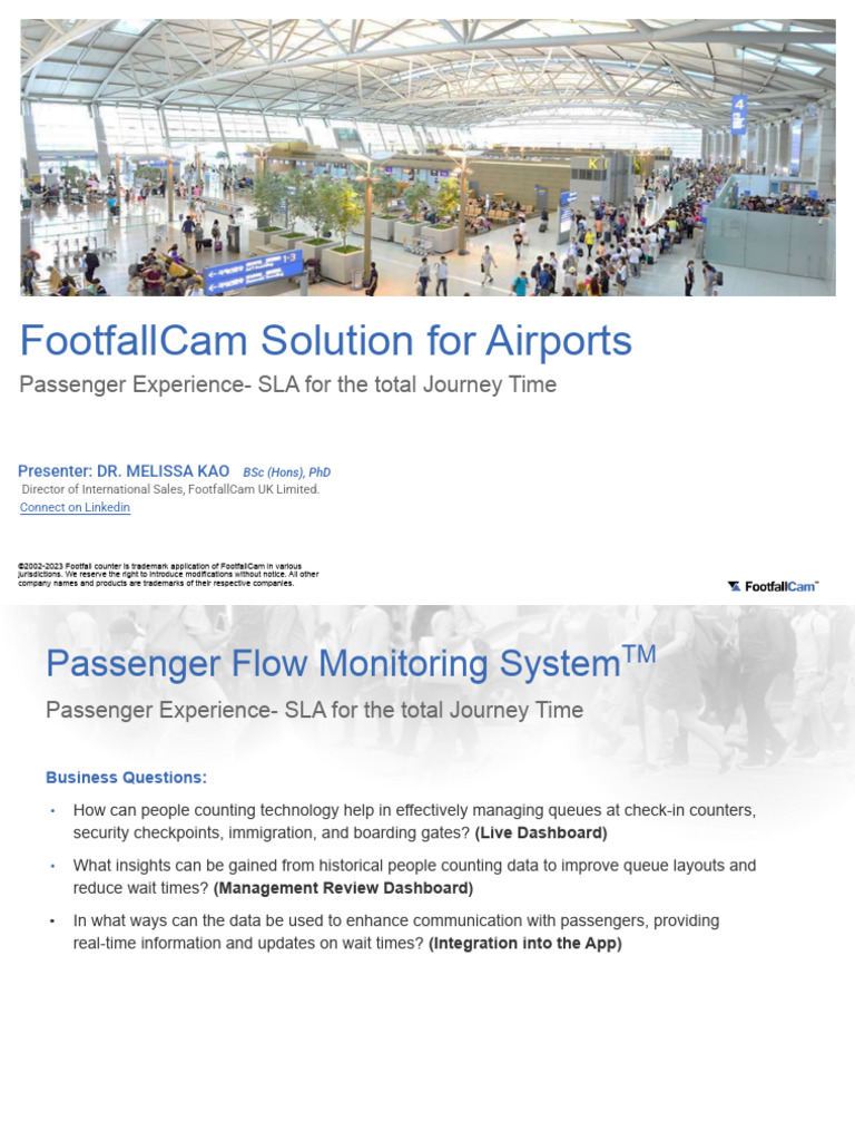 Airport Solutions Portfolio - Passenger Flow Management Analytics | PDF ...