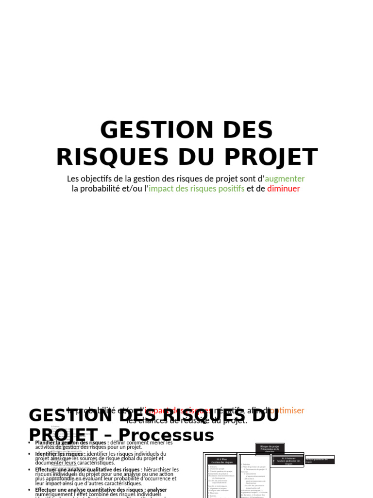 Gestion des Risques de Projet | PDF | Risque | Gestion des risques