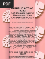 Ra 9262-Vawc Tagalog | PDF