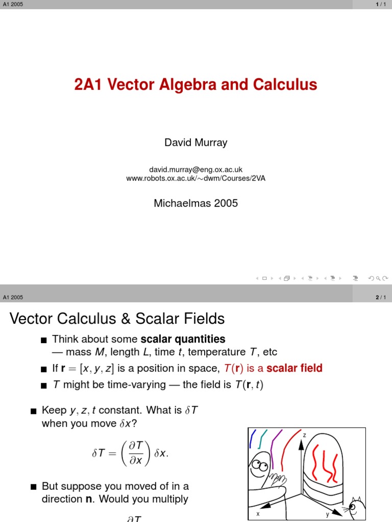 Vector Lessons | PDF | Euclidean Vector | Vector Calculus