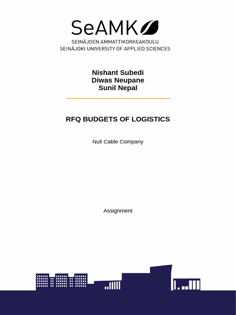 RFQ for Logistics Services - Null Cable | PDF