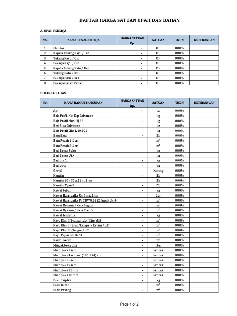 Upah Bahan Wood Ball | PDF