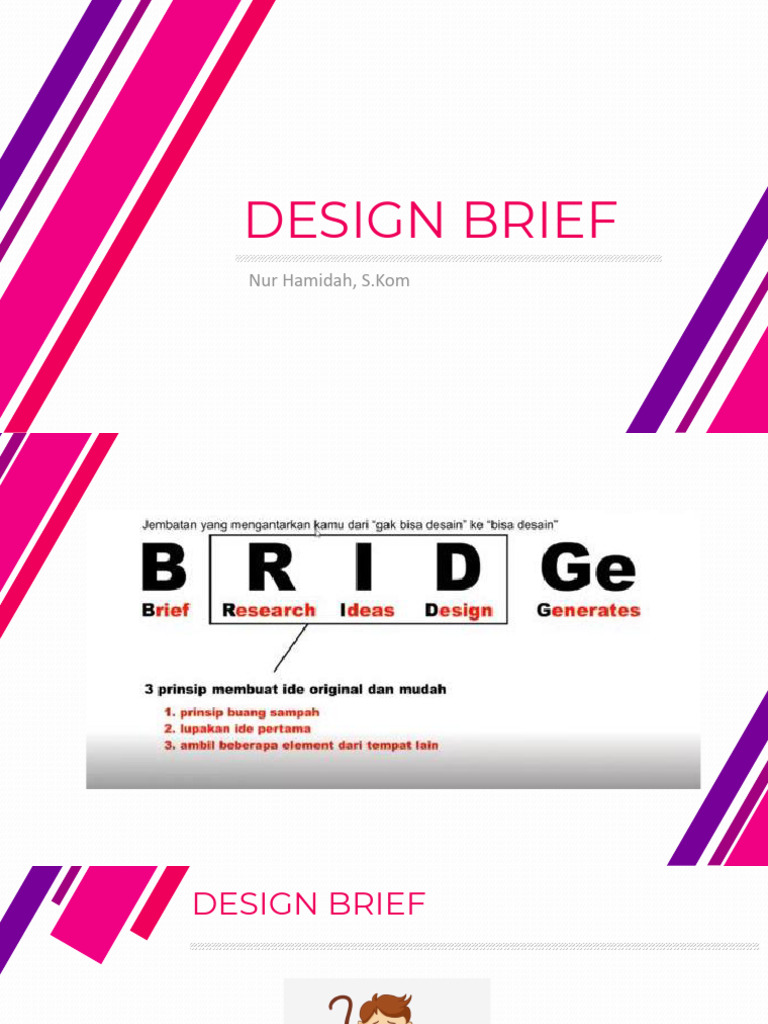 Contoh Desain Brief Proyek | PDF