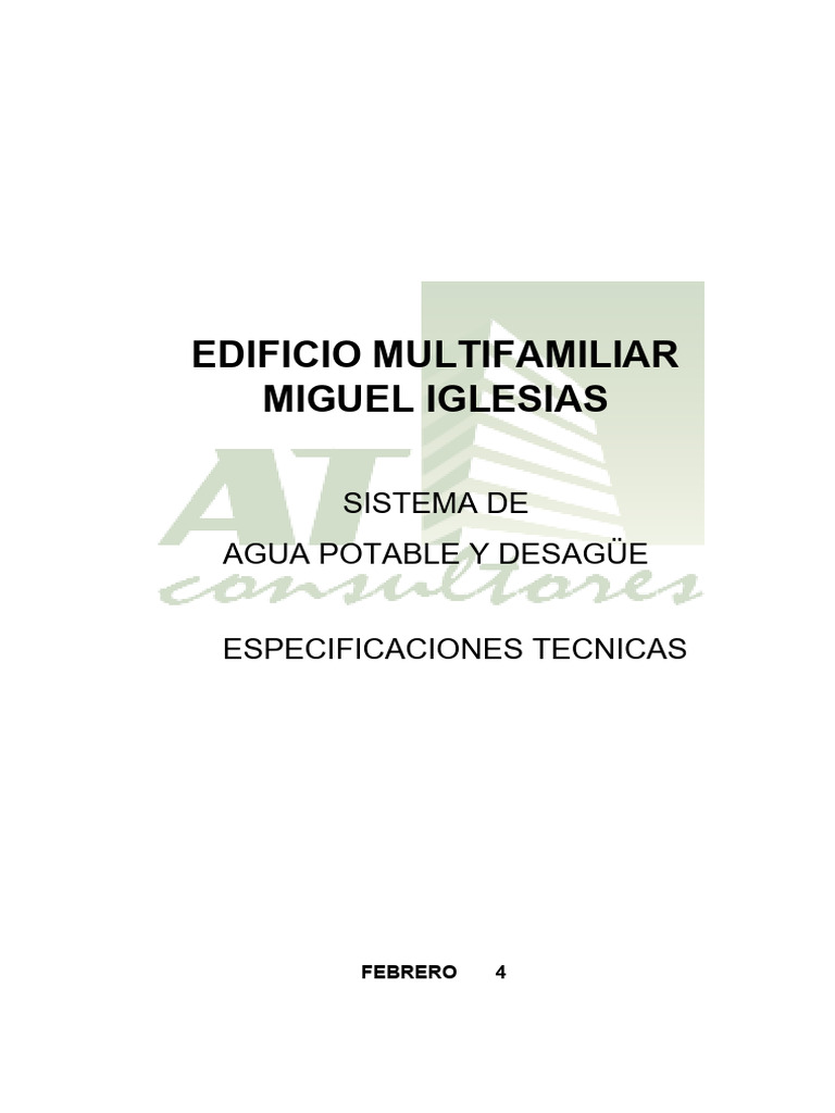 MI-EETT-IISS-REV01 | PDF | Tubería (transporte de fluidos) | Agua