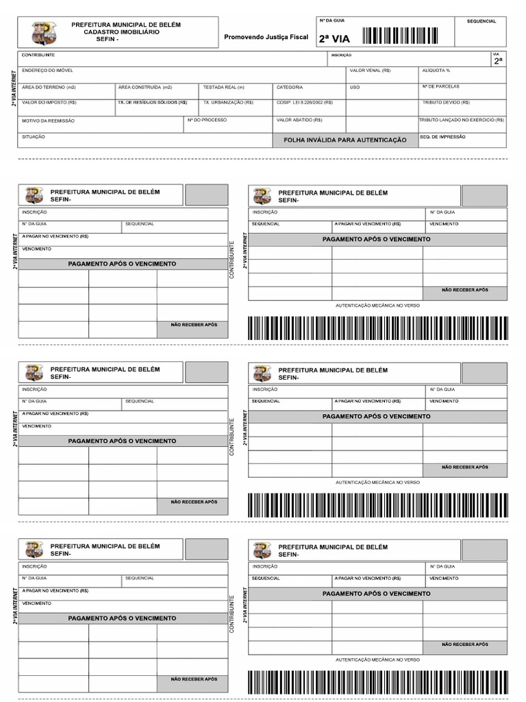 2ºvia IPTU - 2024 | PDF