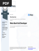 Coursera Certificate Example | PDF