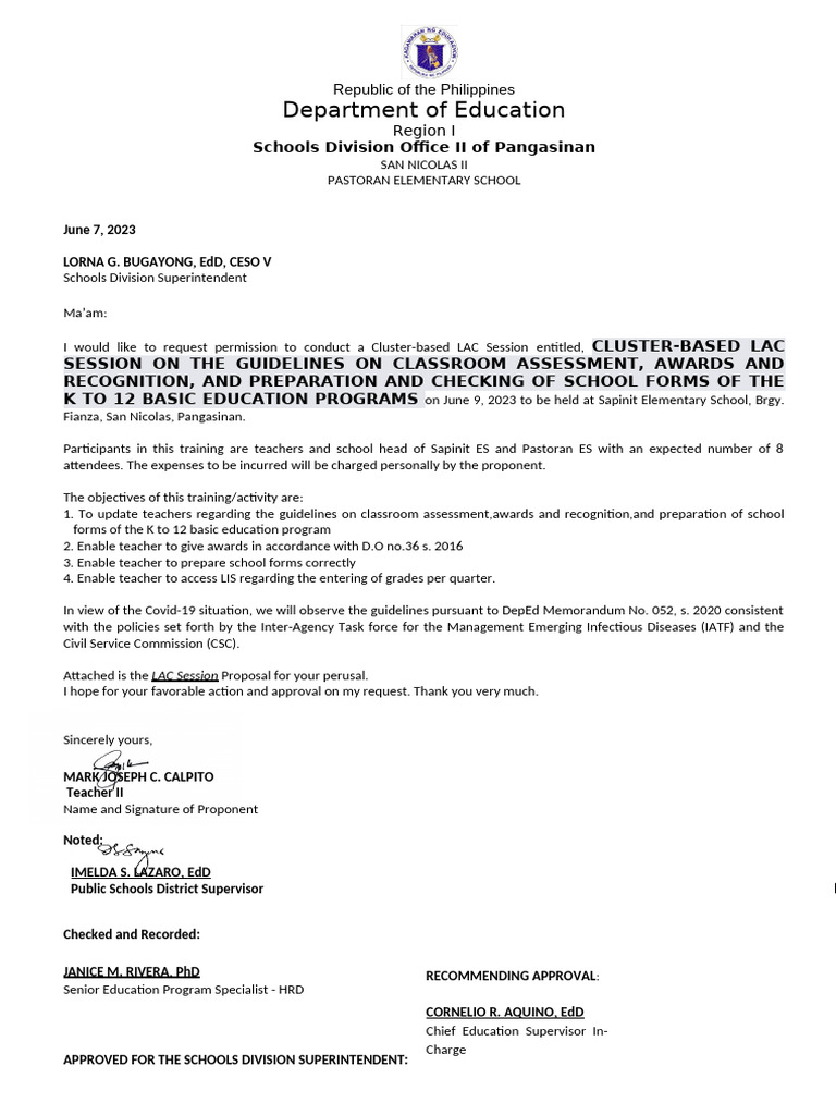 Cover-Letter Lac-Session | PDF