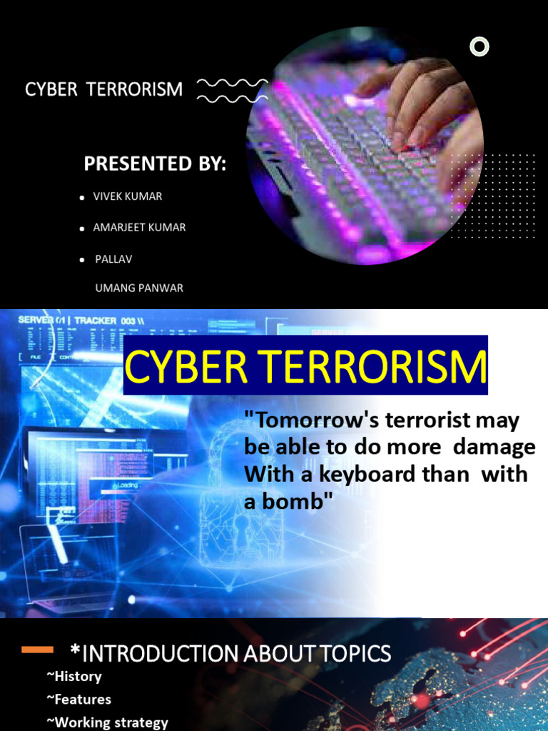 Understanding Cyber Terrorism: Key Insights | PDF | Security | Computer ...