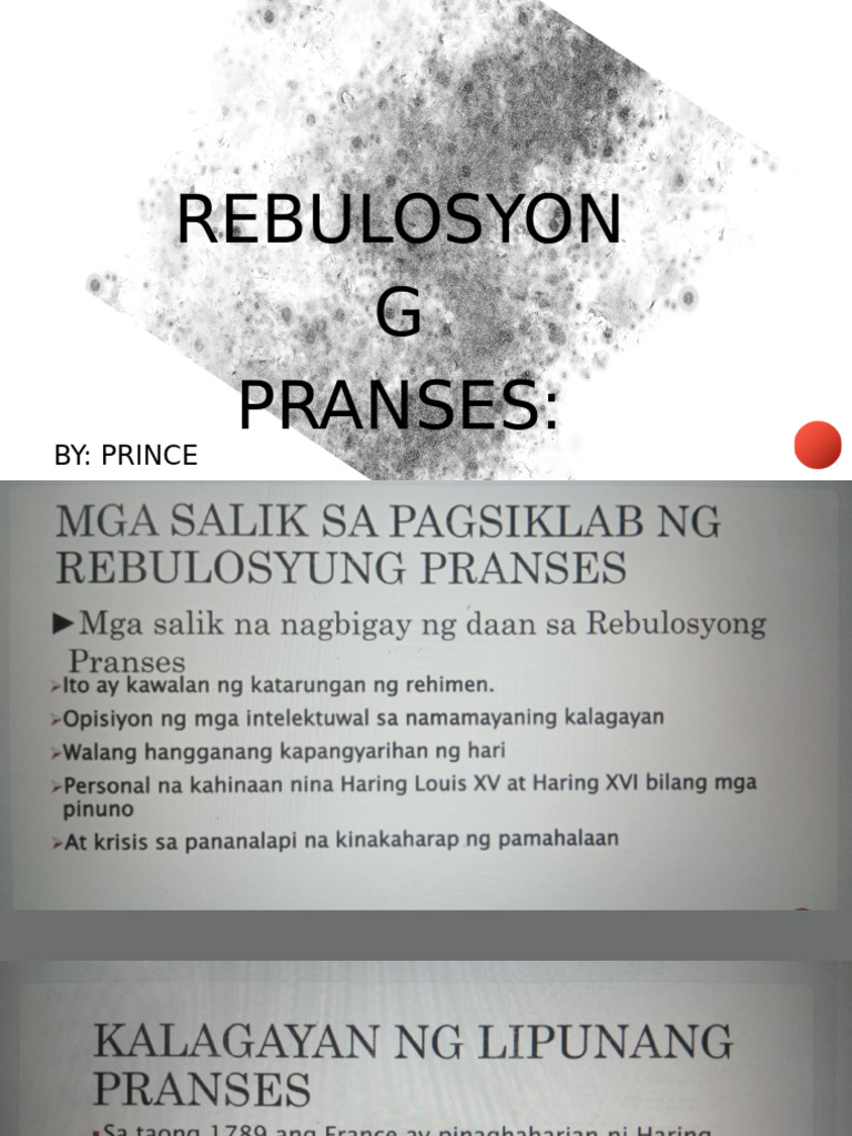 Rebulosyong Pranses | PDF