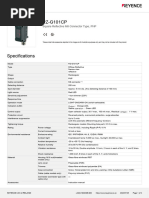 Keyence IV3-G600CA Data Sheet | PDF | Lighting | Pixel