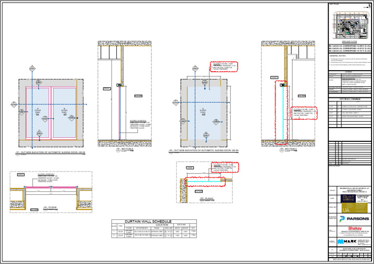 Curtain Wall Schedule: Key Plan | PDF | Room | Home