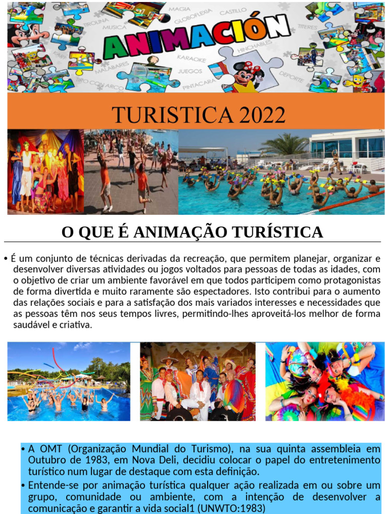 Apresentação de Animação e Animador Turístico 2020 Décimo Agosto | PDF ...