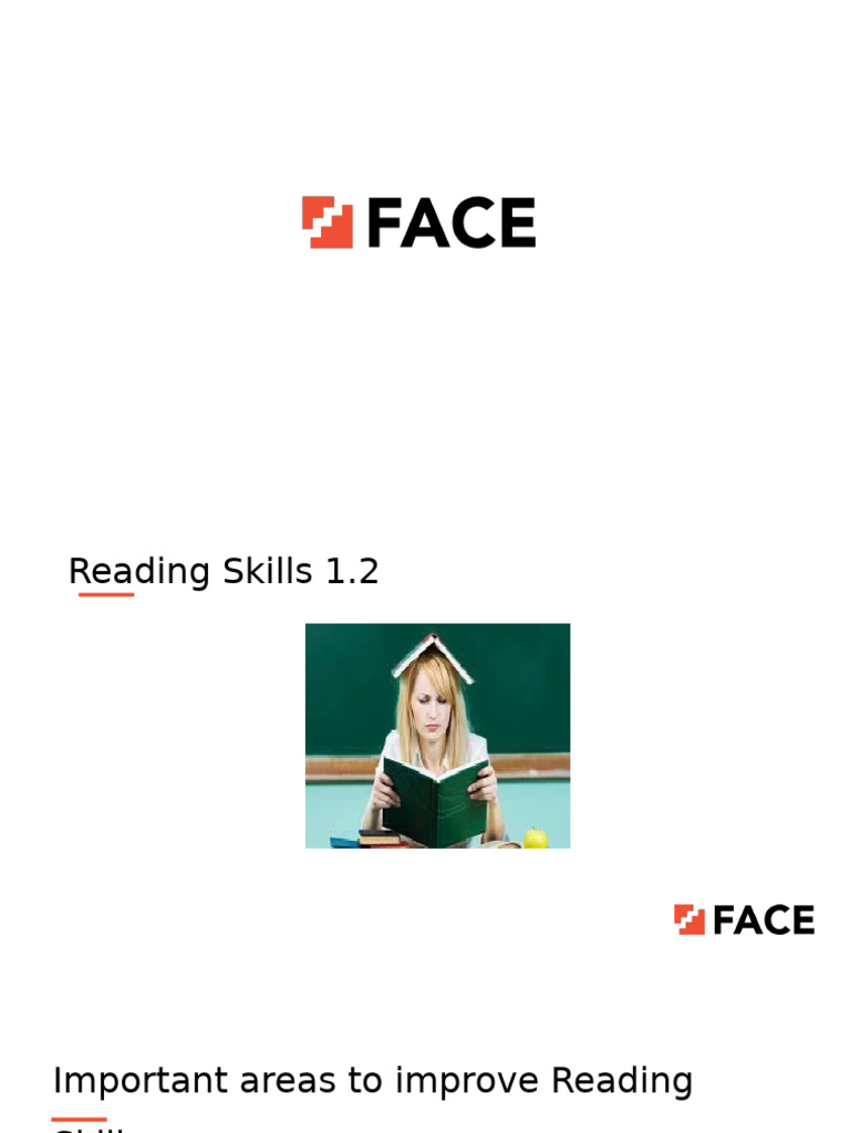 Reading Skills 1.2 (Important Areas To Improve Reading Skills) | PDF | Human Communication ...