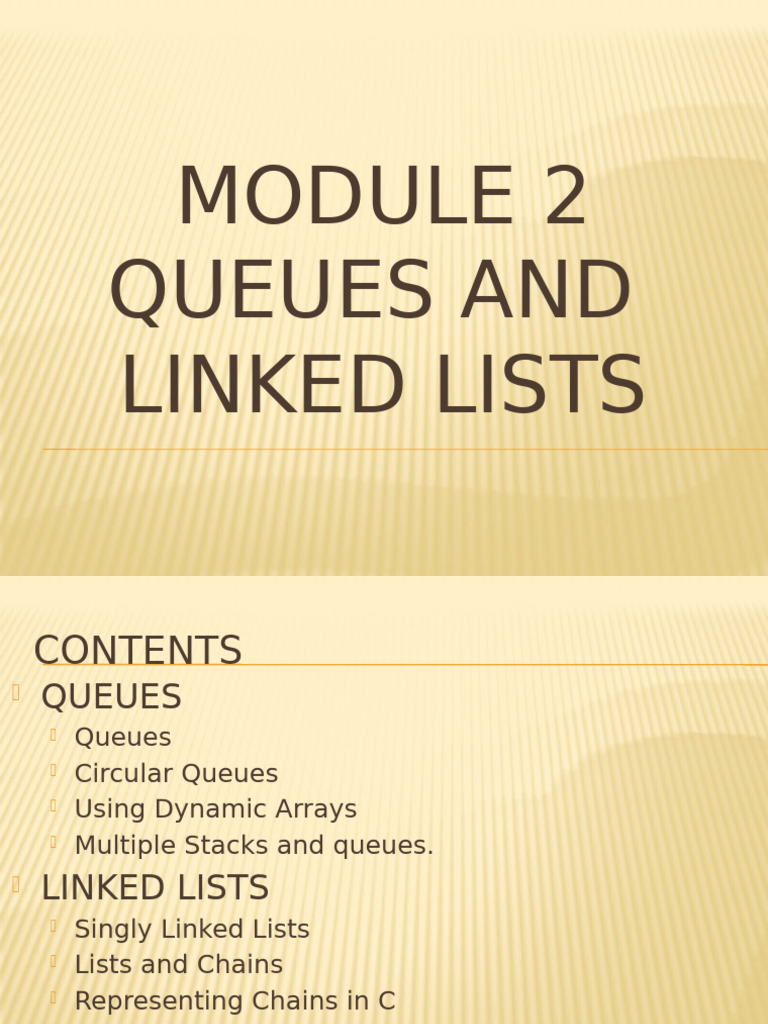 Module 2_2022 Scheme | PDF | Queue (Abstract Data Type) | Computer Programming